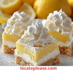 Lazy Day Lemon Cream Pie Bars Recipe - LocatePlease