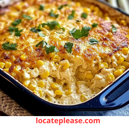 Street Corn Chicken Casserole - LocatePlease
