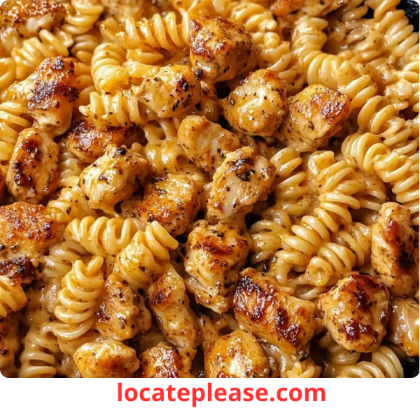Cheesy Cajun Garlic Chicken Rotini Skillet - LocatePlease