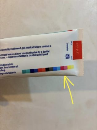 The Truth Behind the Colored Squares on Your Toothpaste Tube ...