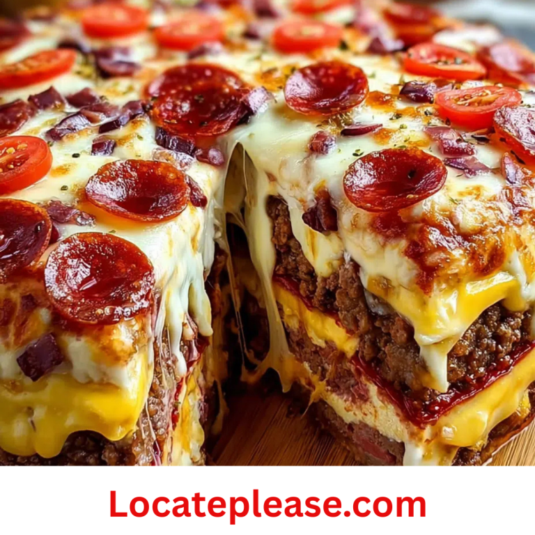 Ultimate Stuffed Layered Pizza Pie - LocatePlease