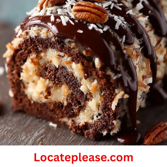 German Chocolate Cake Roll - LocatePlease