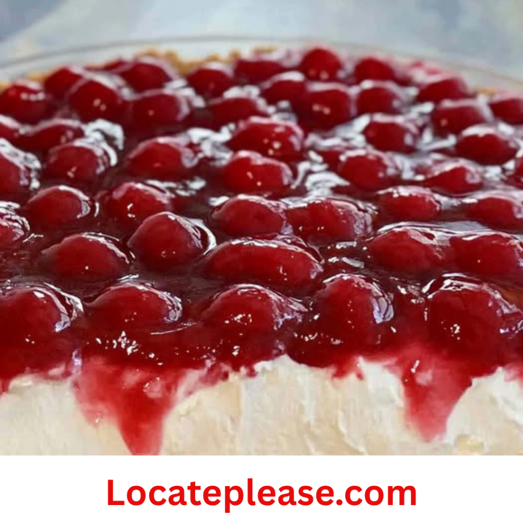 No-Bake Cherry Cheesecake Dessert - LocatePlease